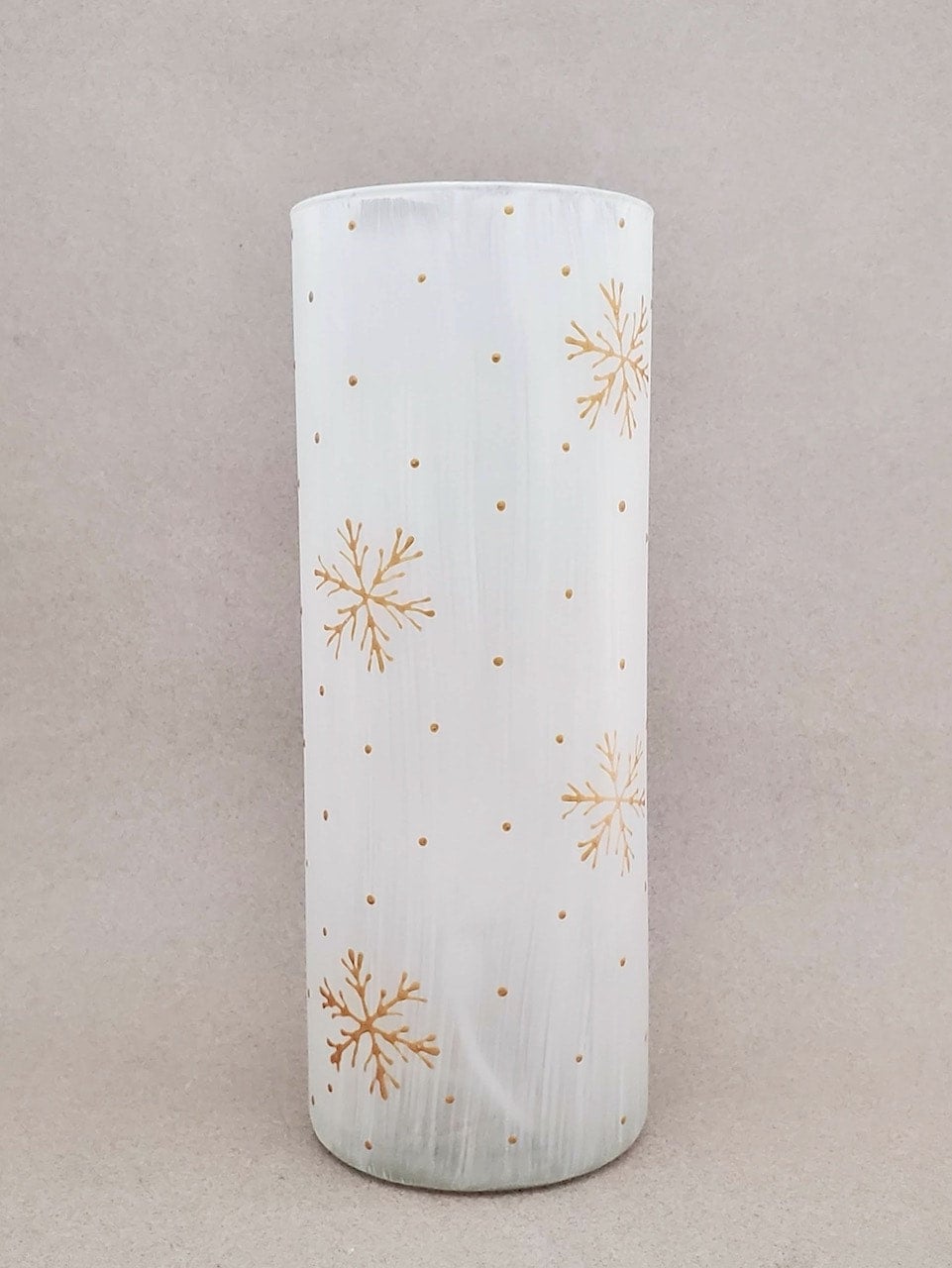 Gold Snowflake Vase | Creations by Nella